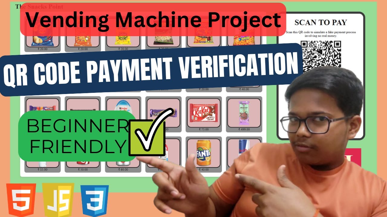 🔥 Build a Vending Machine Website! | QR Code Payments & API Integration ...