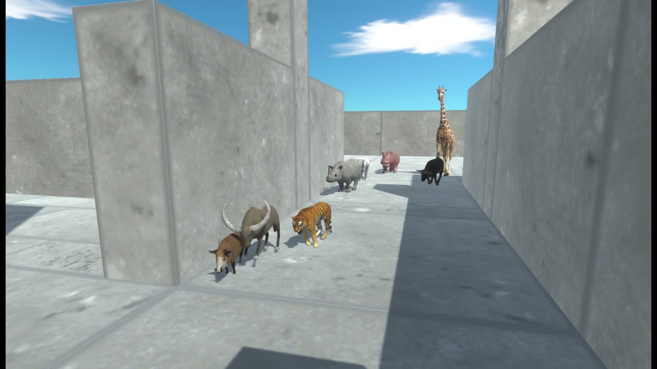 New! Maze Runner[Part 3]|Animal Revolt Battle Simulator - YouTube