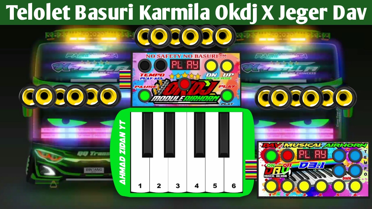 Telolet Basuri Karmila Okdj X Jeger Dav Unlimited || Pianika Basuri ...