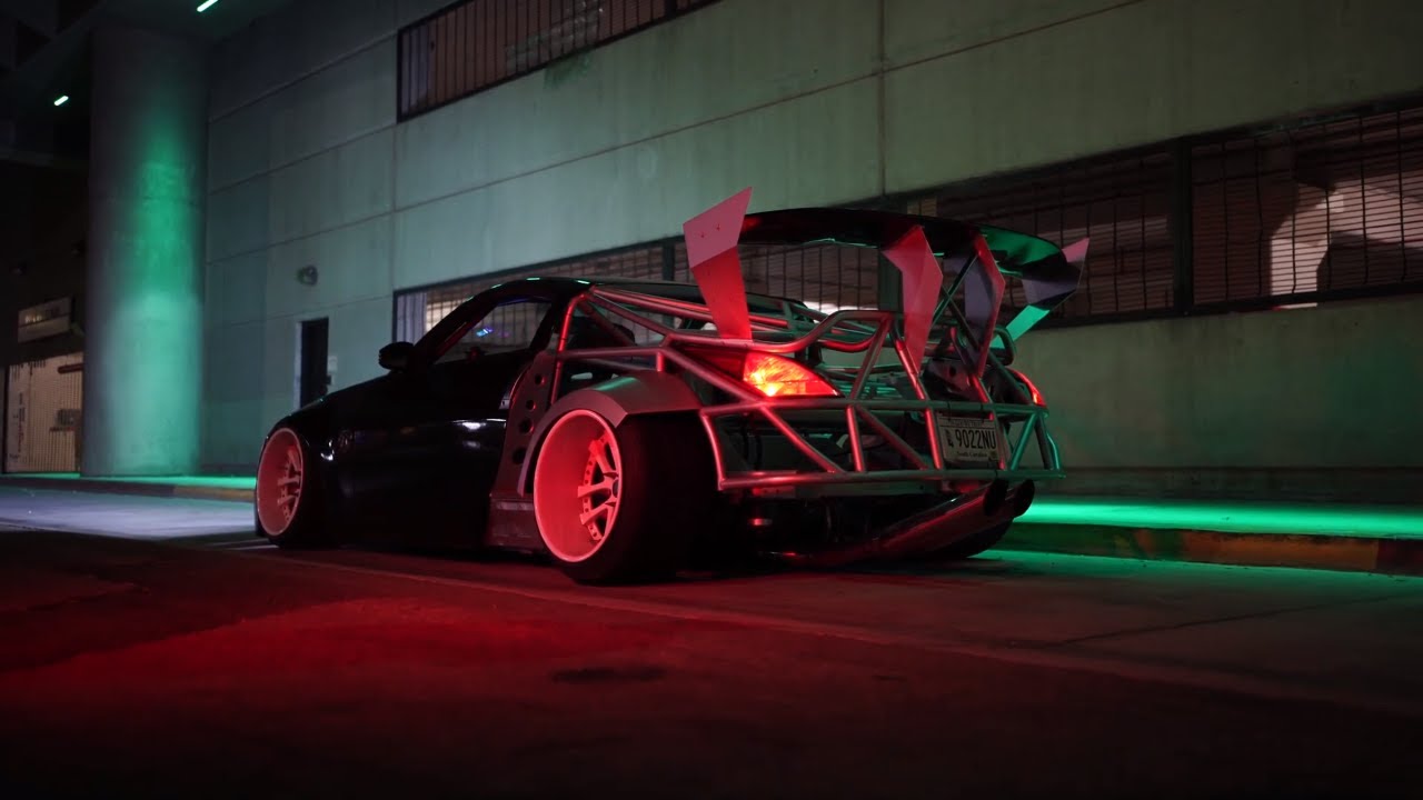 Bagged skeleton Nissan 350z | 4K - YouTube