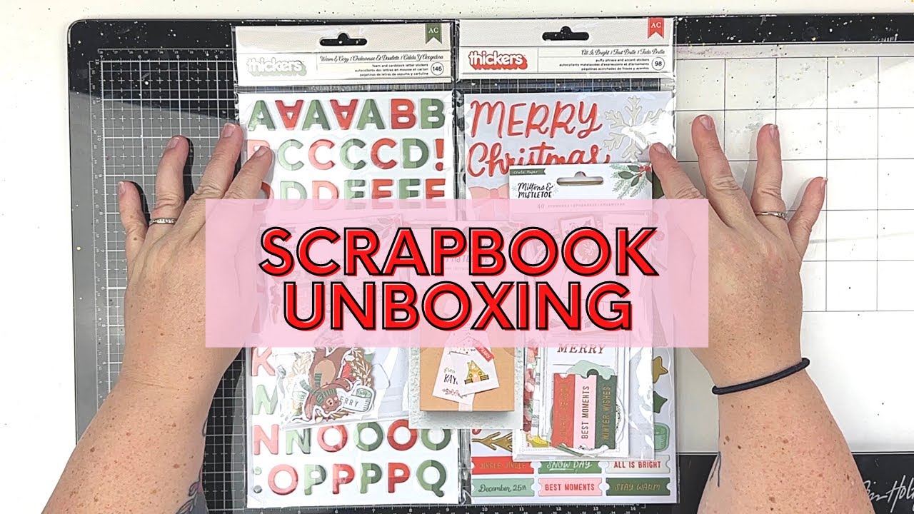 Scrapbook Unboxing | My Little Scrapbook Store - YouTube