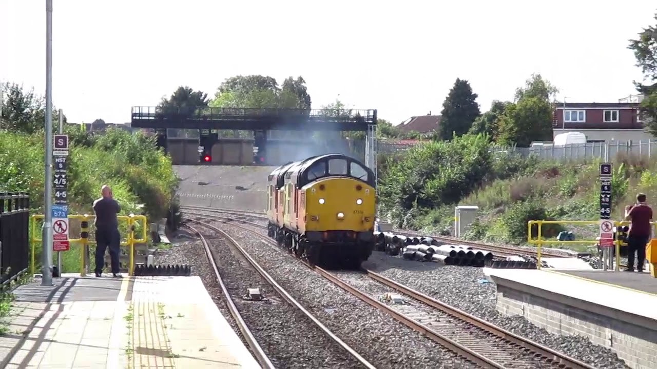 *CLAG* Class 37 116 + 37 219 (Colas Rail Freight) at Filton Abbey Wood ...
