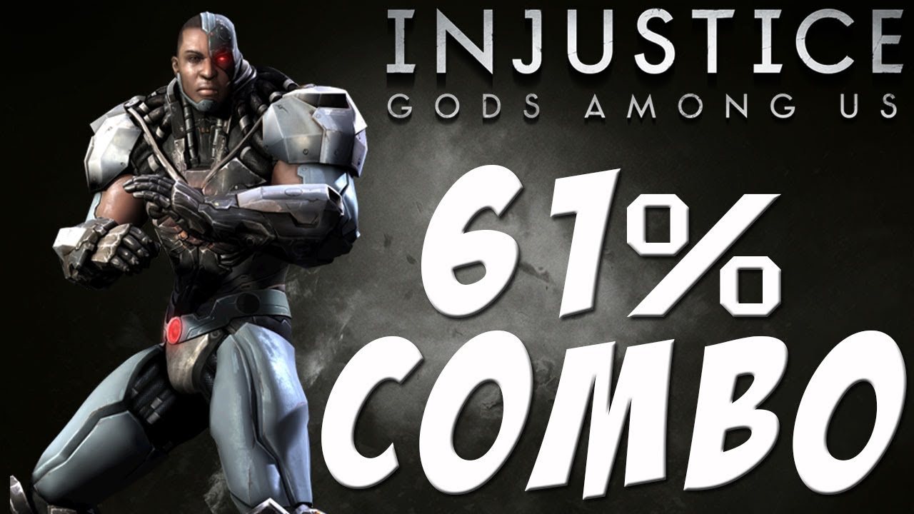 Cyborg 61% combo - Injustice Gods Among Us Ultimate Edition - YouTube
