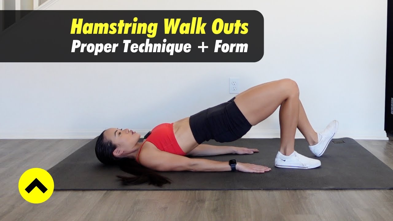 Hamstring Walk Outs | Proper Technique + Form Tips - YouTube