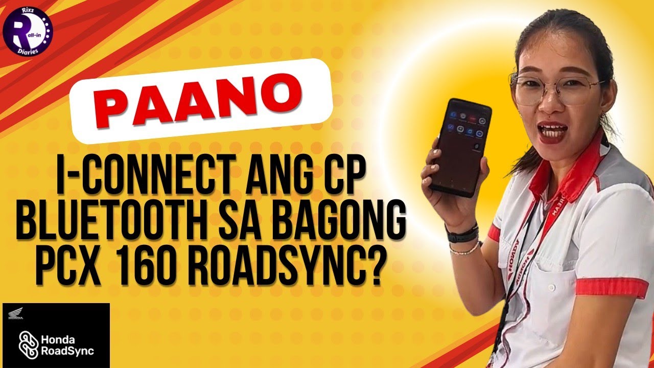 PAANO I-CONNECT ANG CELLPHONE BLUETOOTH SA BAGONG HONDA PCX 160 ...