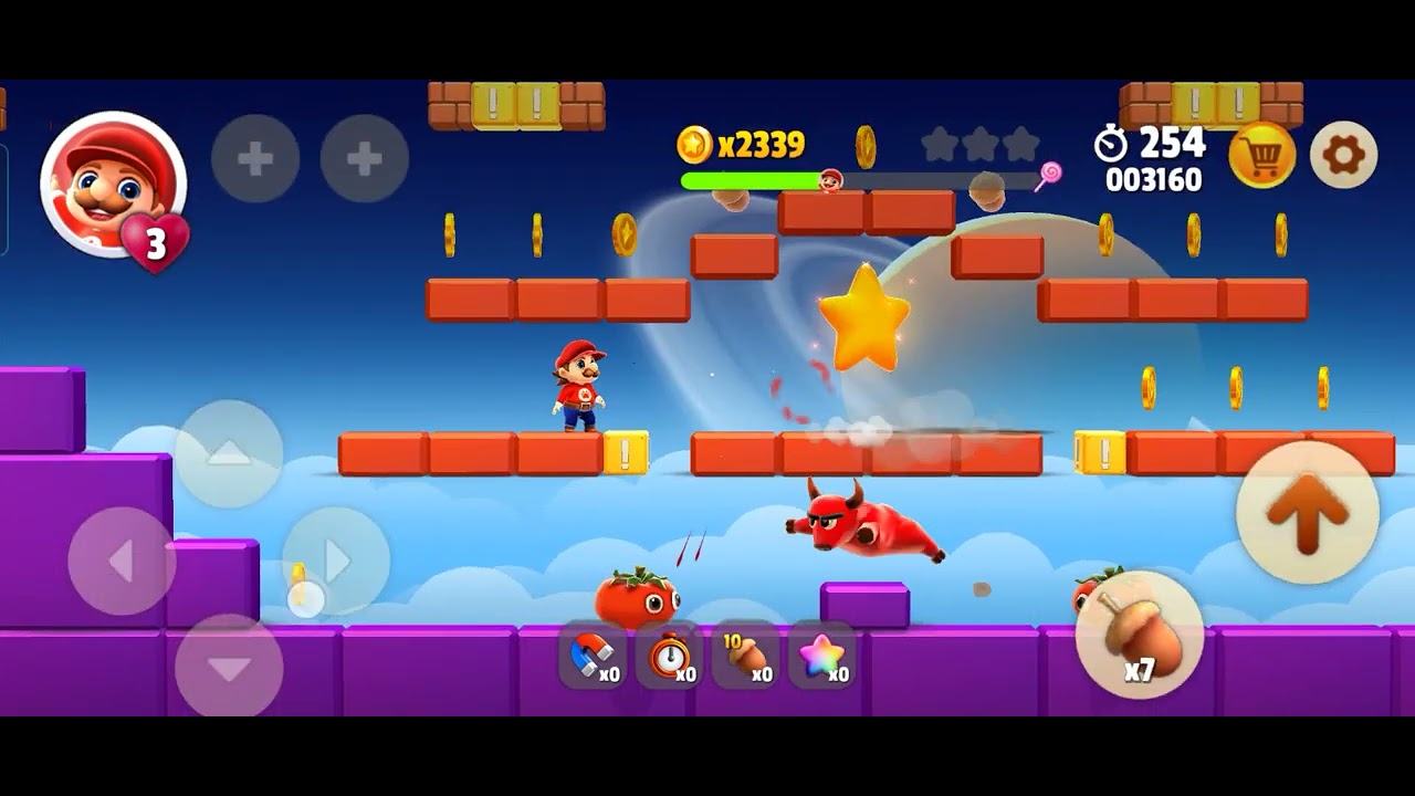 Super run world bro adventure gameplay walkthrough android iOS level 63 ...