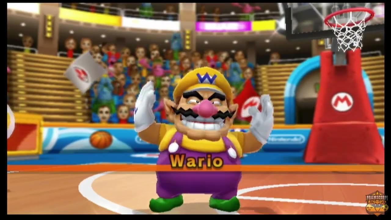 Mario Sports Mix Part 1: Basketball 2 On 2 Normal Mushroom Cup First ...