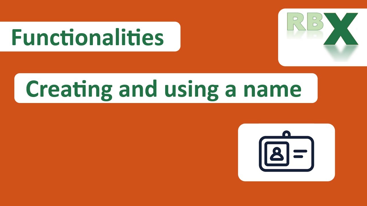 How To Create And Use A Named Range In Excel YouTube How To Create And Use A Named Range In Excel YouTube