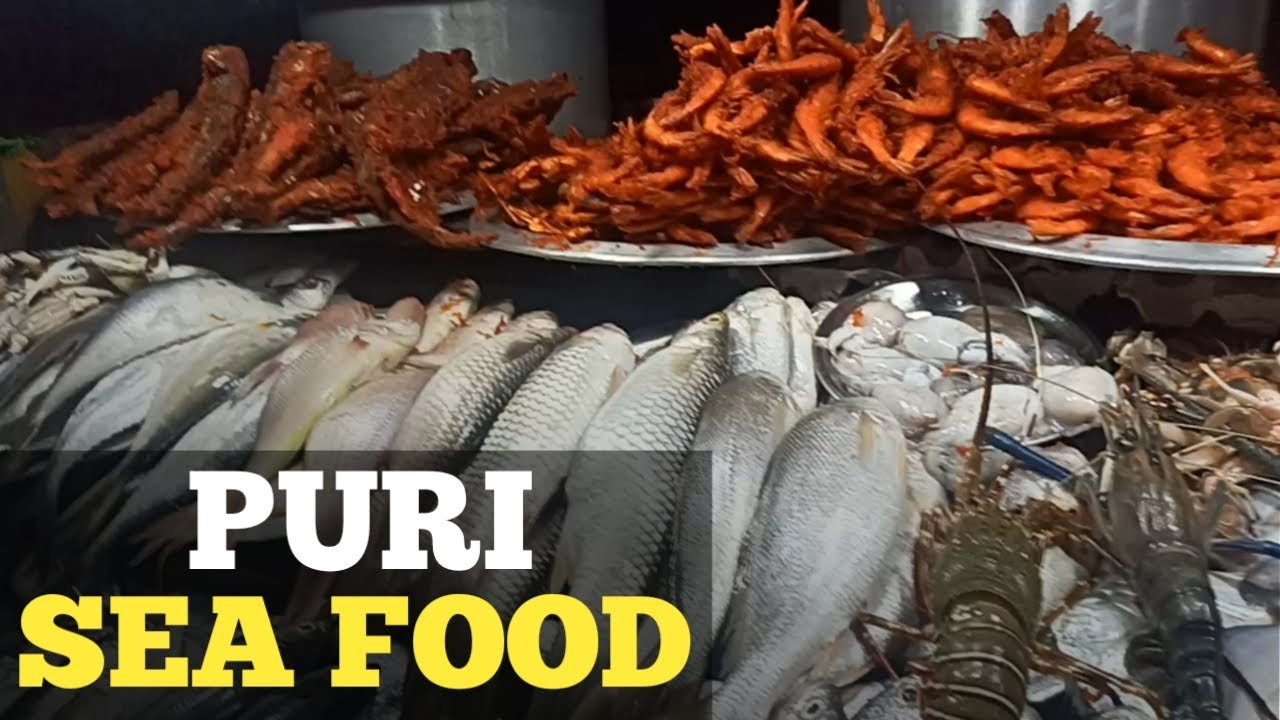 Puri Sea Beach Food || Sea Fish Fry & Crab Curry's || Puri Street Food ...