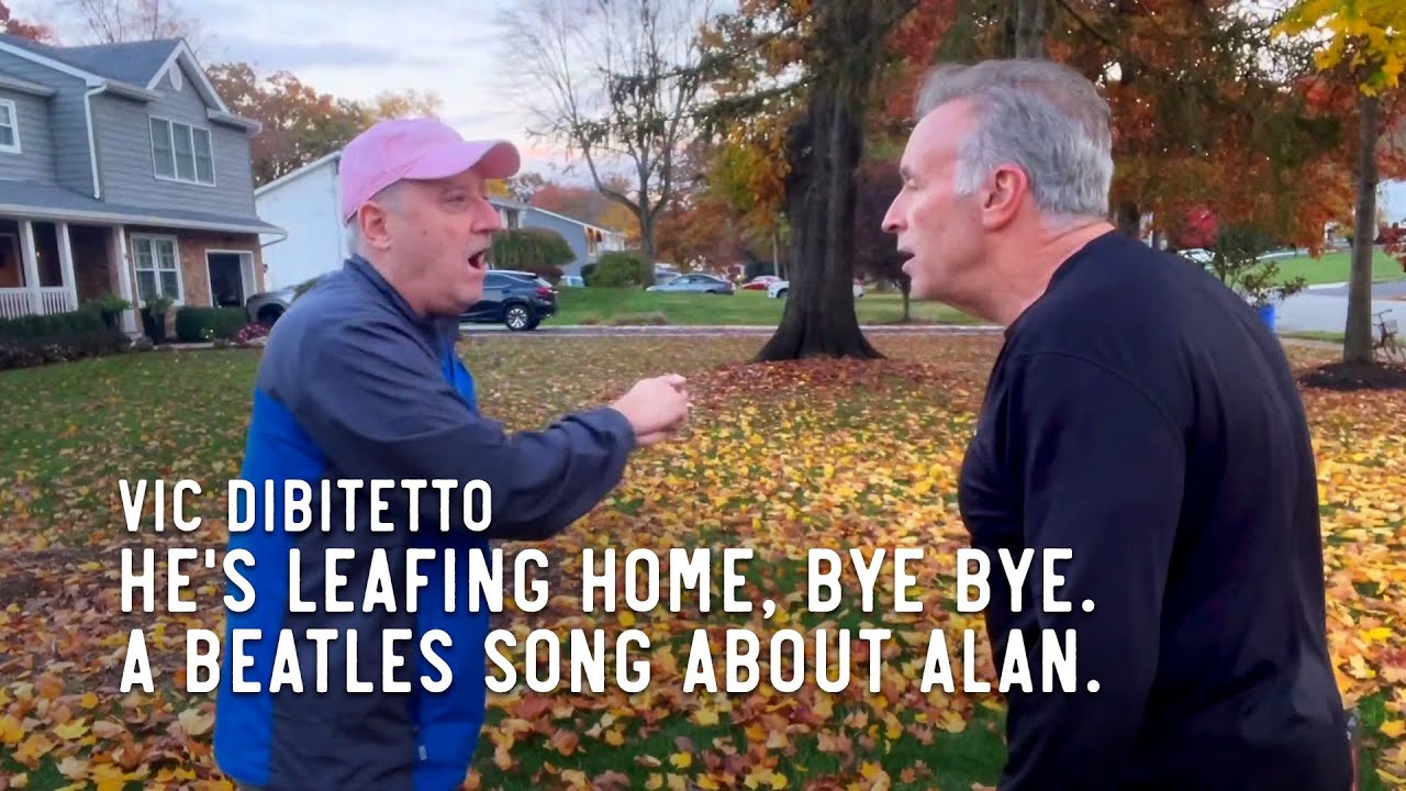 He's leafing home, bye bye. A Beatles song about Alan. - YouTube