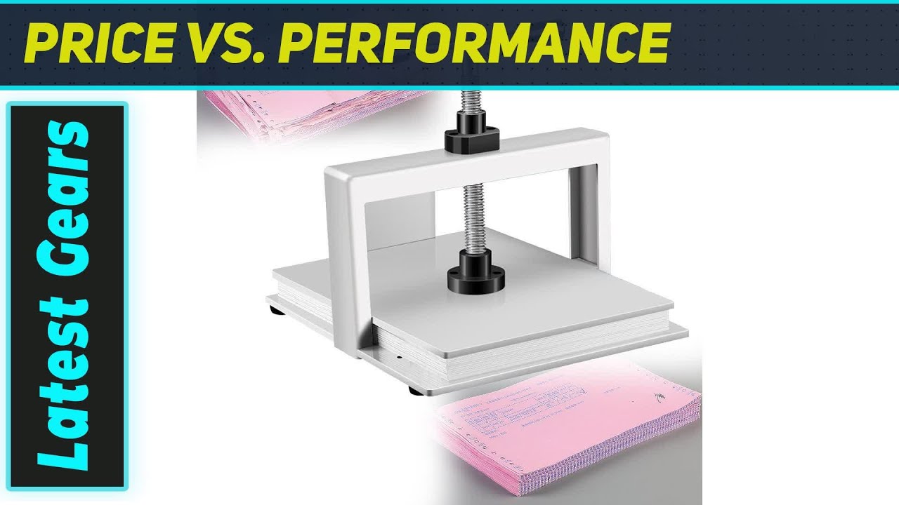 Ultimate A4/A3 Manual Paper Flattening Machine: 1500 KG Bookbinding ...