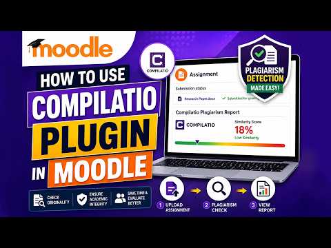 Overview -How to Compilatio Works in Moodle