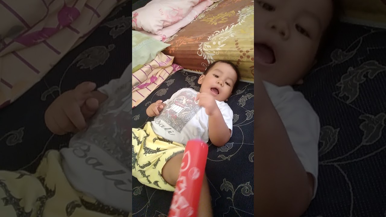 Bayi gendut lucu blajar bicara... - YouTube