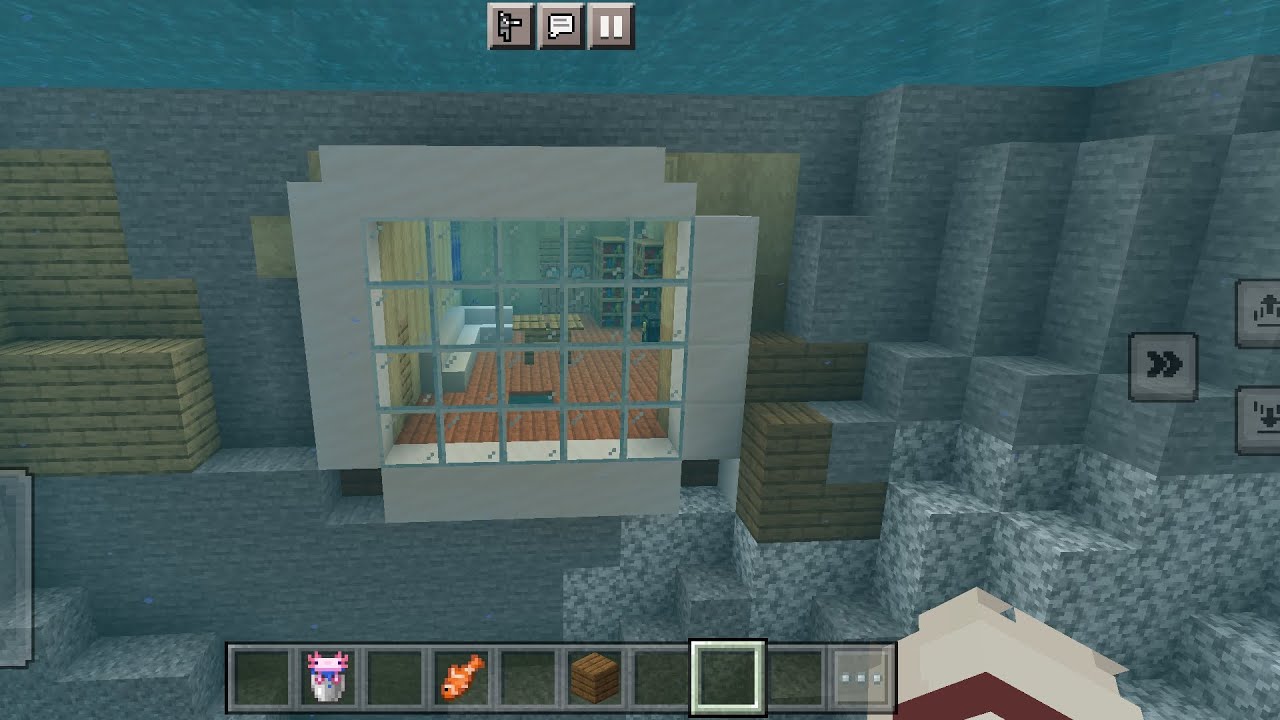 making a. secret underwater base in Minecraft!! - YouTube