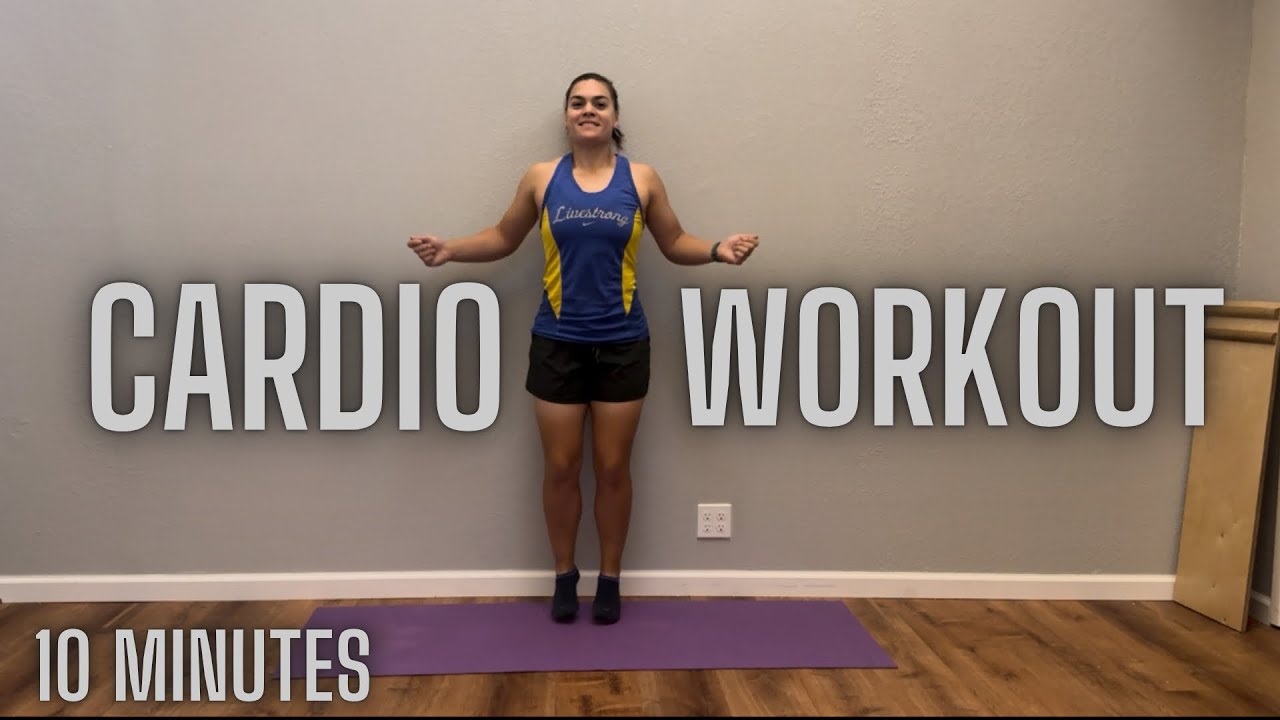 Cardio Workout | At Home Workout | No Equipment | 10 Minute Workout ...