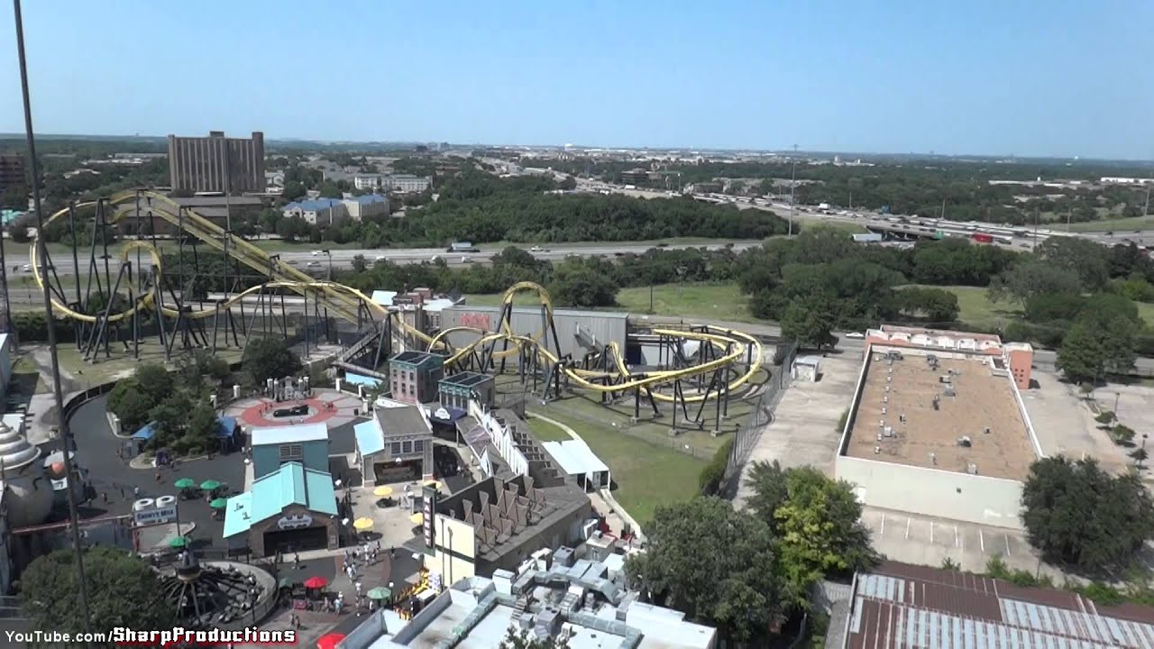 Texas Chute Out (On-Ride) Six Flags Over Texas - YouTube