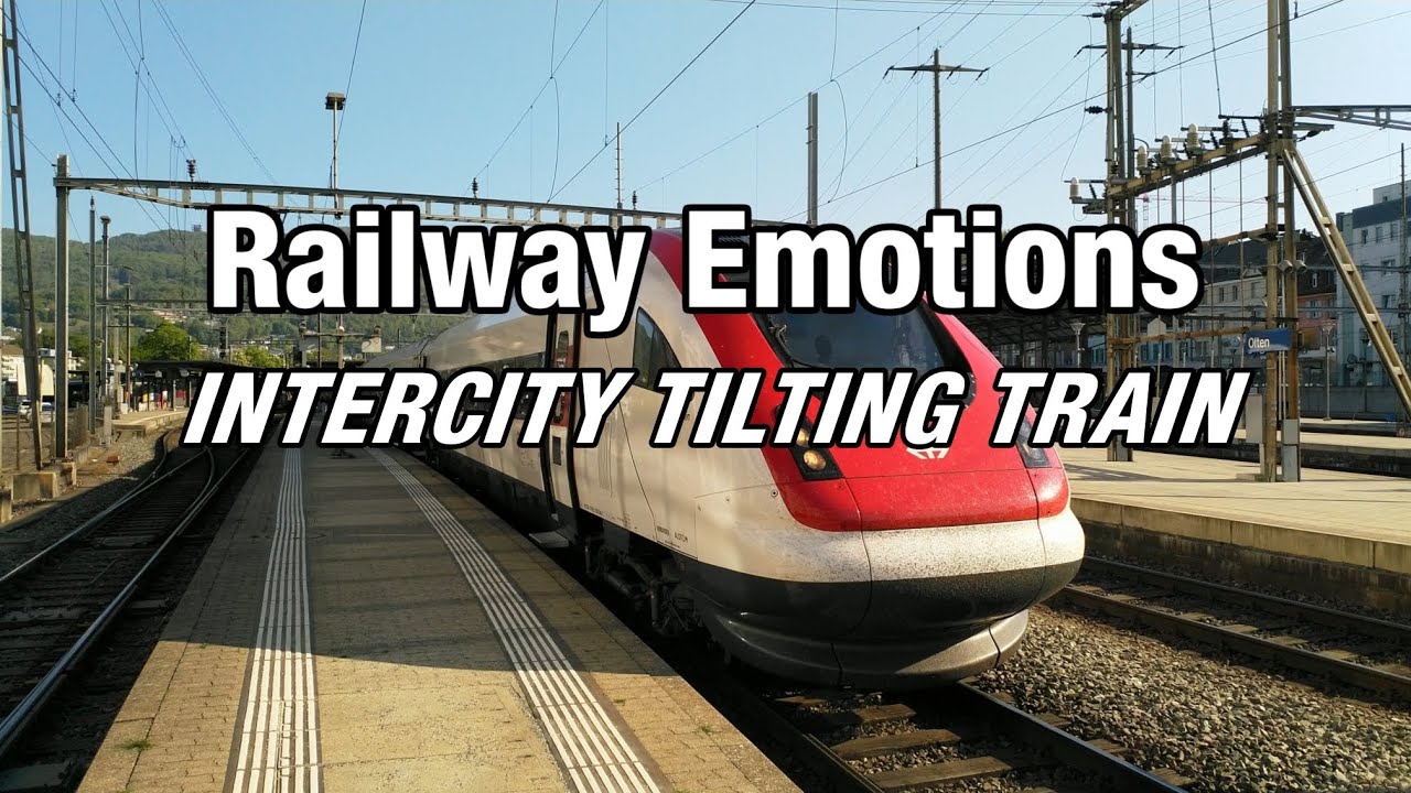 🚆 TILTING TRAIN CAB RIDE with high speeds and fast corners (Switzerland ...