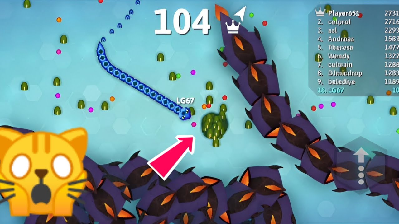 Snake io🐍I Found The Most Delicious Snake in Snake io Map But Mission ...