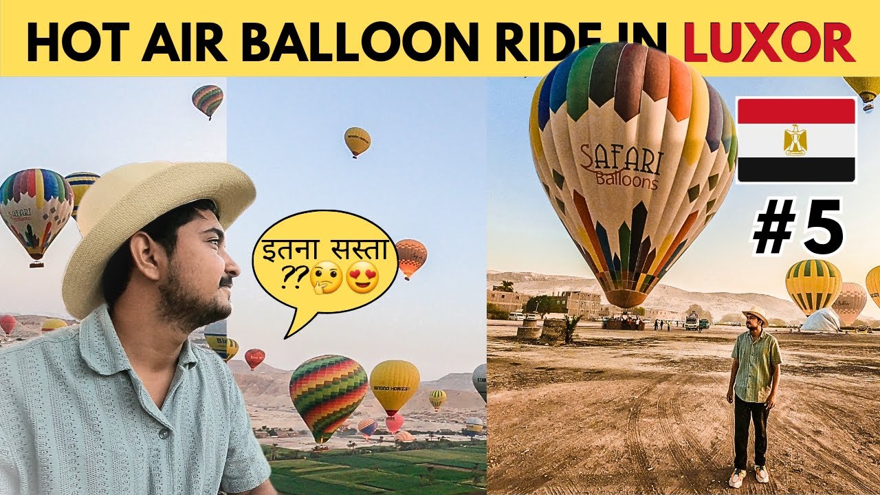 CHEAPEST HOT AIR BALLOON RIDE IN THE WORLD !! - YouTube