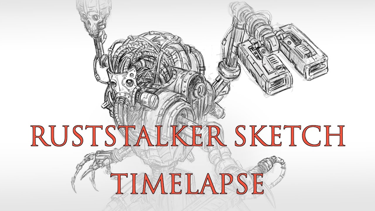 Ruststalker Sketch Timelapse - YouTube