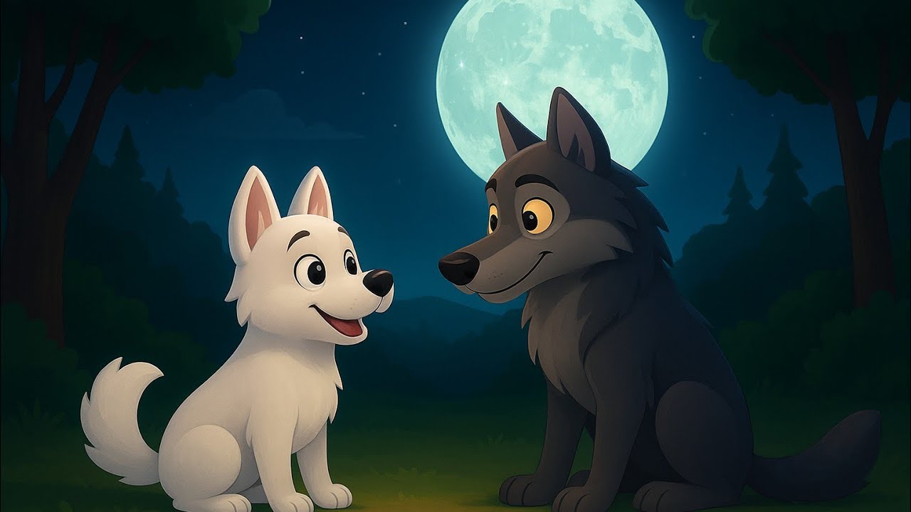 Dora और Wolf की रात की दोस्ती 🌙 | बच्चों की मज़ेदार एनिमेशन कहानी ...