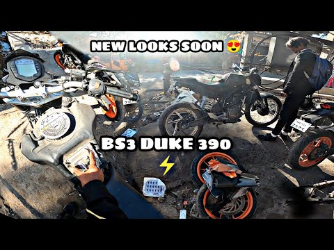 Bs3 duke 390 ki modification suru ⚡| bs3 vs bs4 390 soon 😈🔥 - YouTube