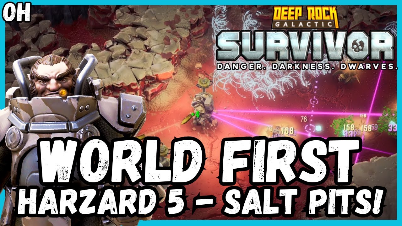 WORLD FIRST! HAZARD 5 - SALT PITS! Deep Rock Galactic: Survivor! - YouTube