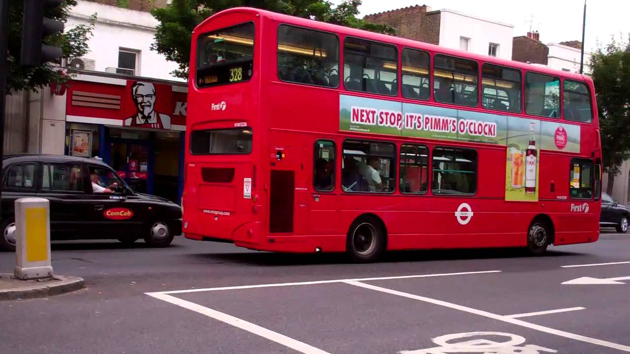 First London Route 328 VNW32381 LK04HZM Gemini Volvo B7TL Atlas Road ...