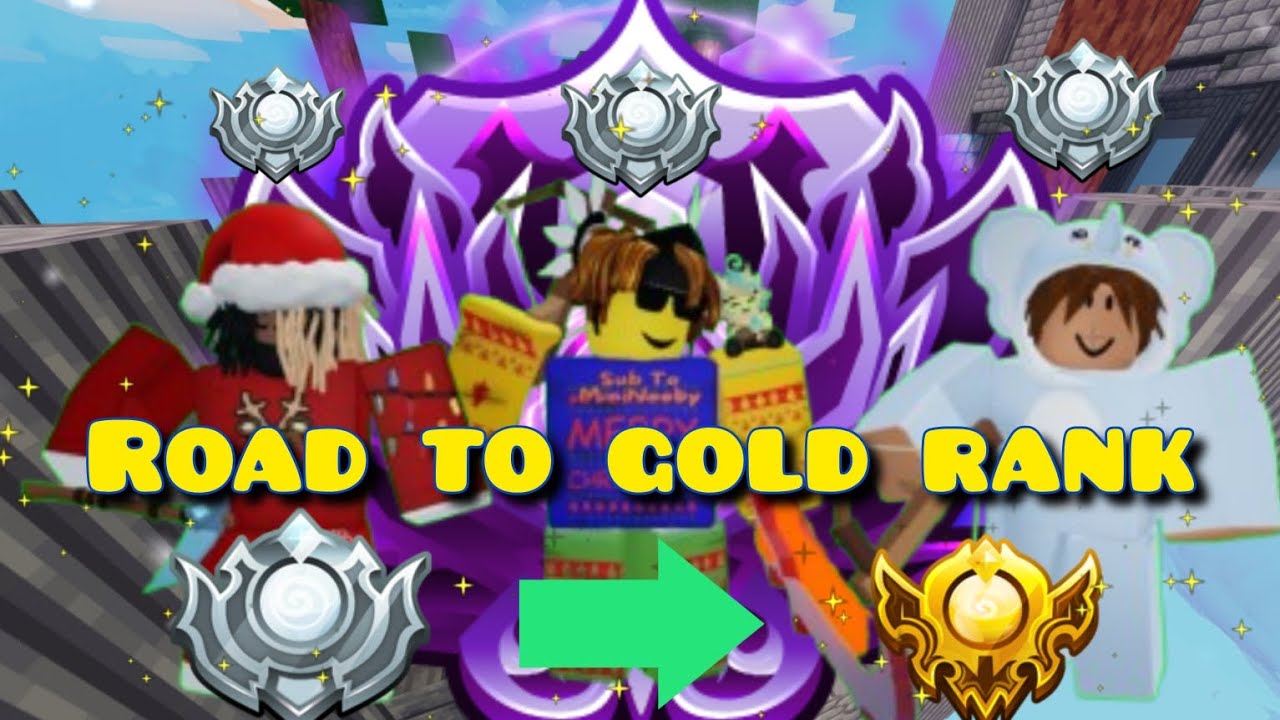 Reaching silver 4! [Road to gold rank] (Roblox Bedwars) - YouTube
