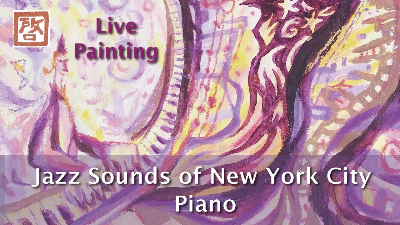 Jazz sounds of New York City #1110 Piano / Mixed Media on Canvas 2022 ...
