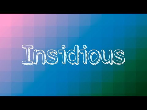 Insidious #Words #Meaning #English #Shorts - YouTube