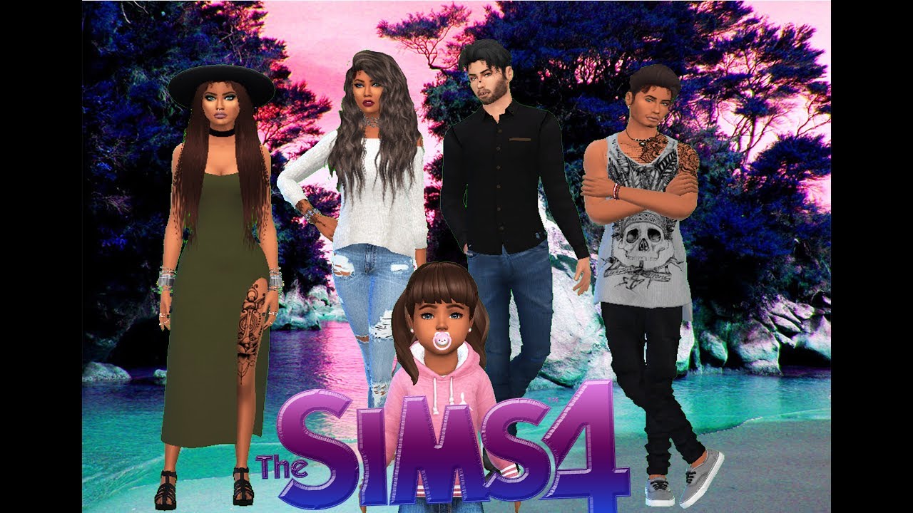 The Sims 4 Create a Sim Family Walkers - YouTube
