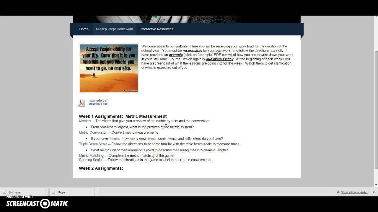 Week 1 Assignments - YouTube