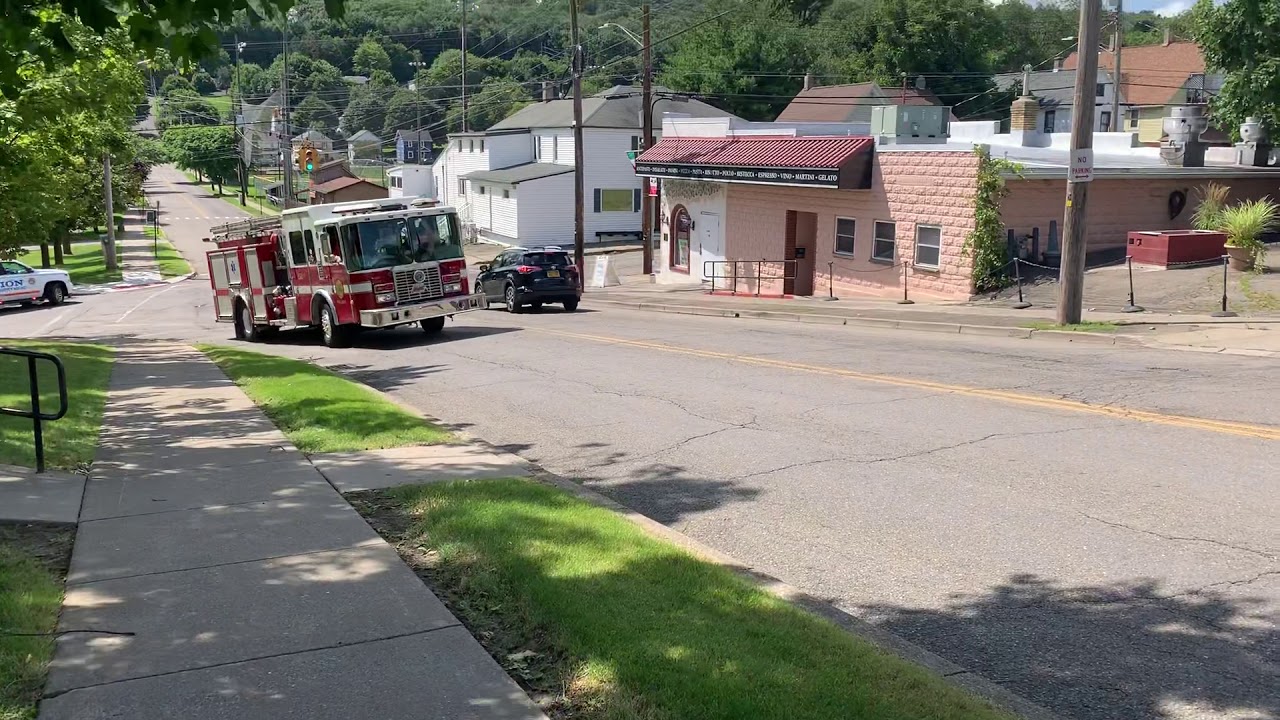 Engine 25-1 Returning, Endicott Fire - YouTube