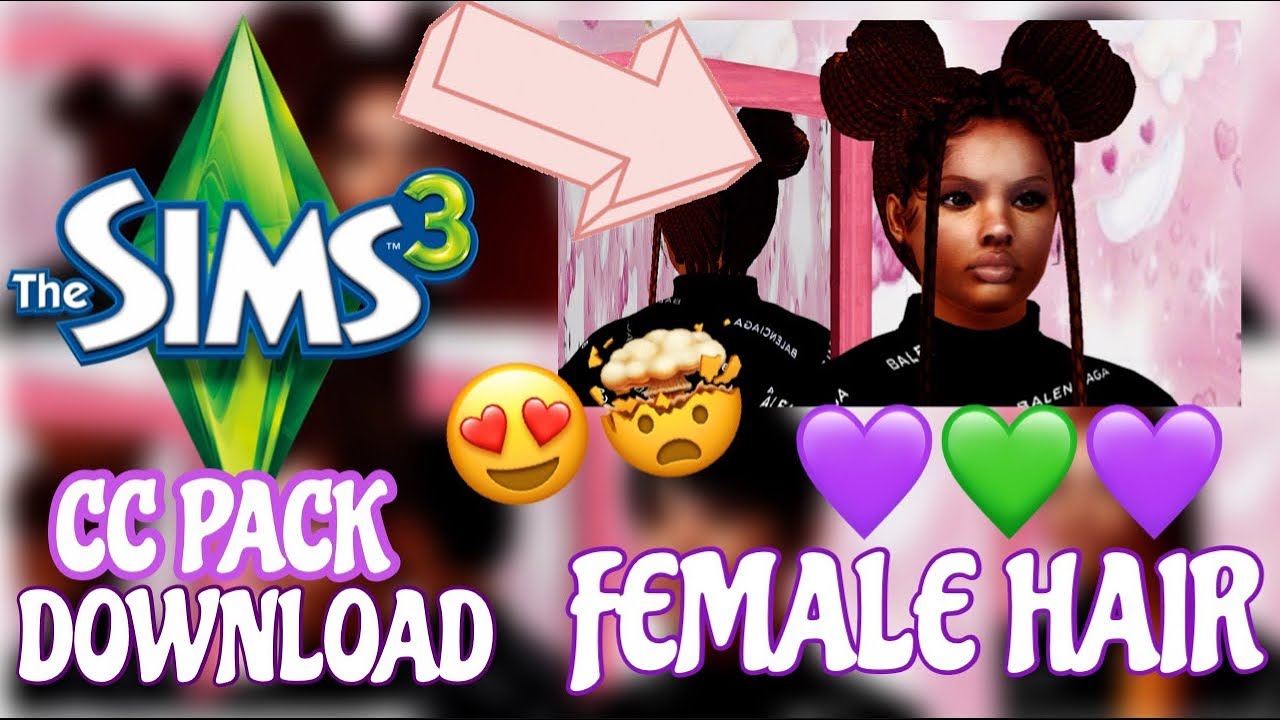 The Sims 3: FEMALE HAIR CC | SHOWCASE 2024 - YouTube