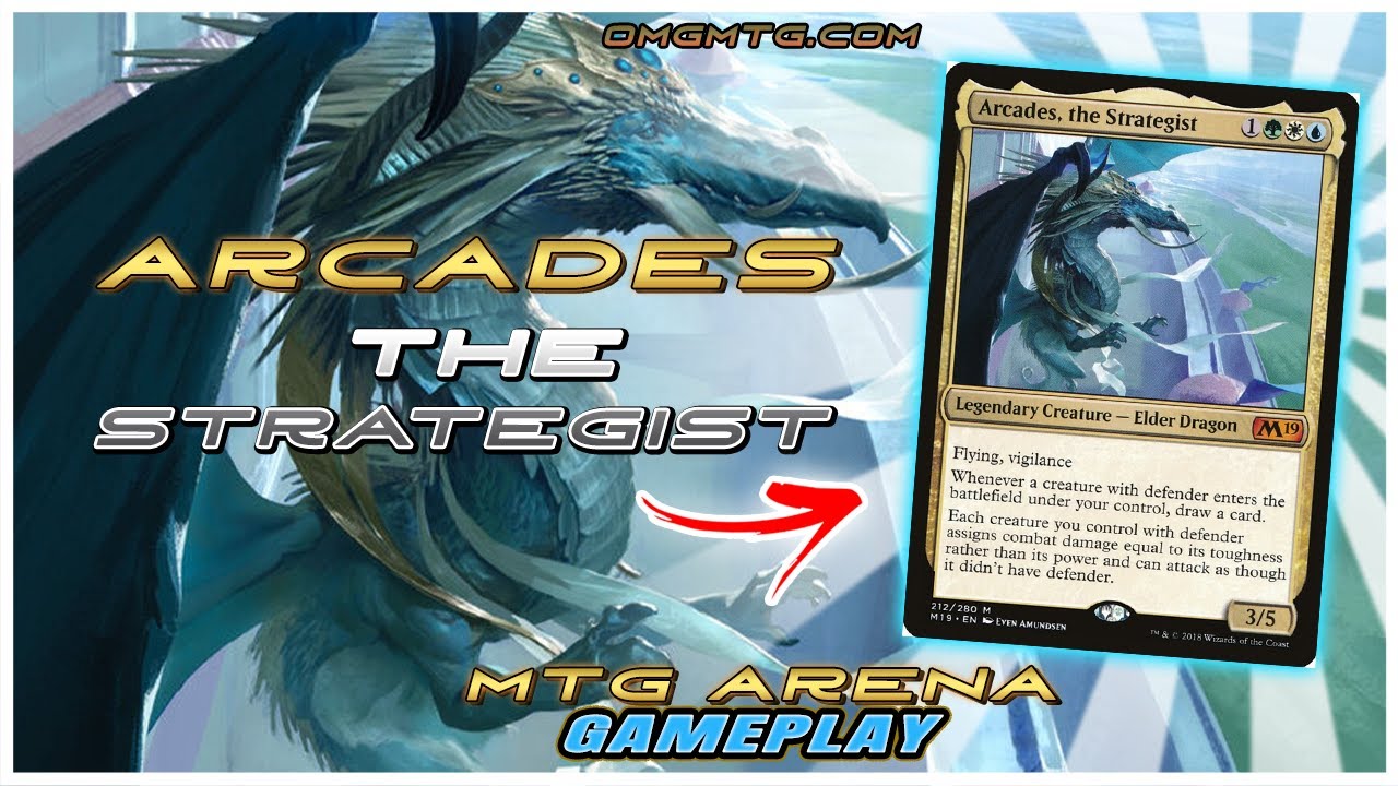 Arcades, the Strategist Historic Brawl EDH || One More Game MTG - YouTube
