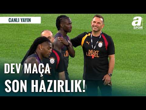 CANLI YAYIN | Galatasaray Sporting Maçı Öncesi Son Antrenmanını Gerçekleştirdi!