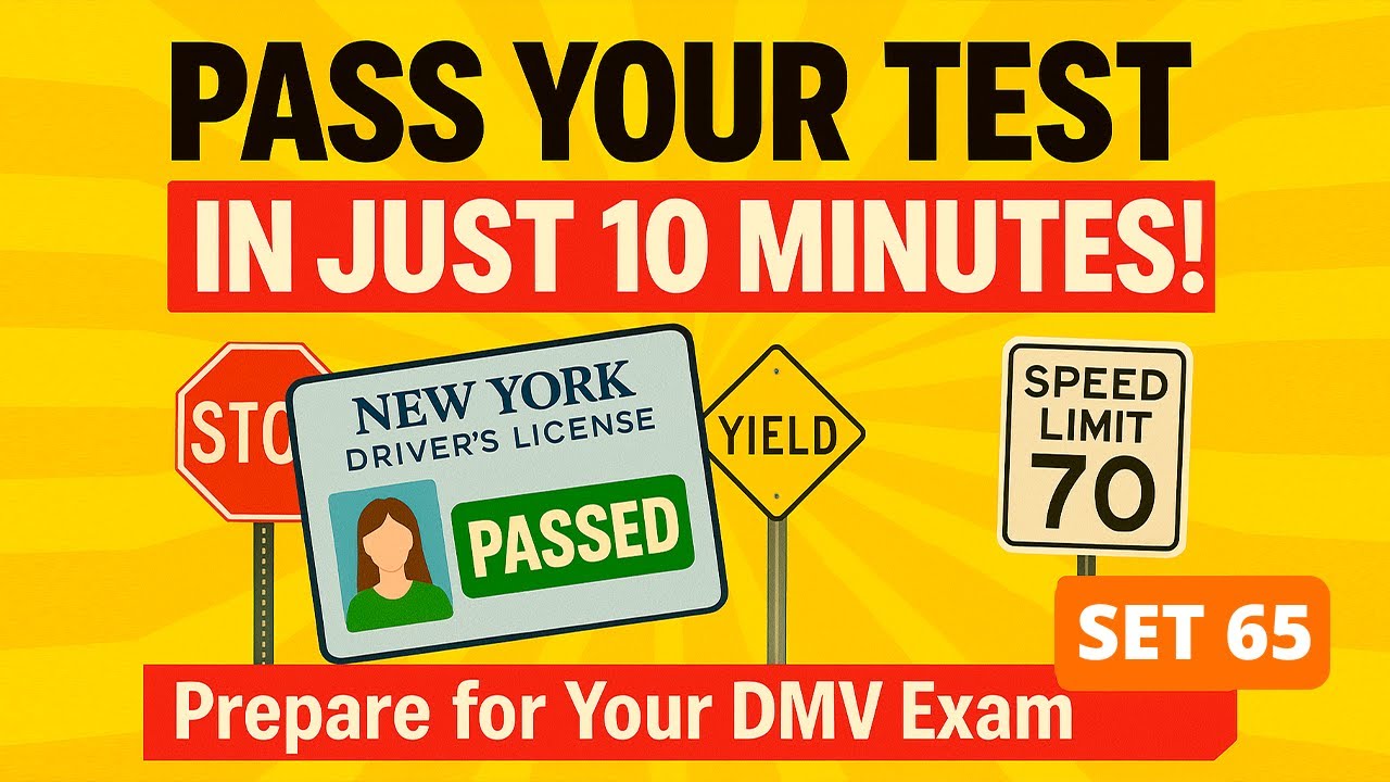 2025 New York DMV Test – SET 65 | 30 Practice Questions for Written ...