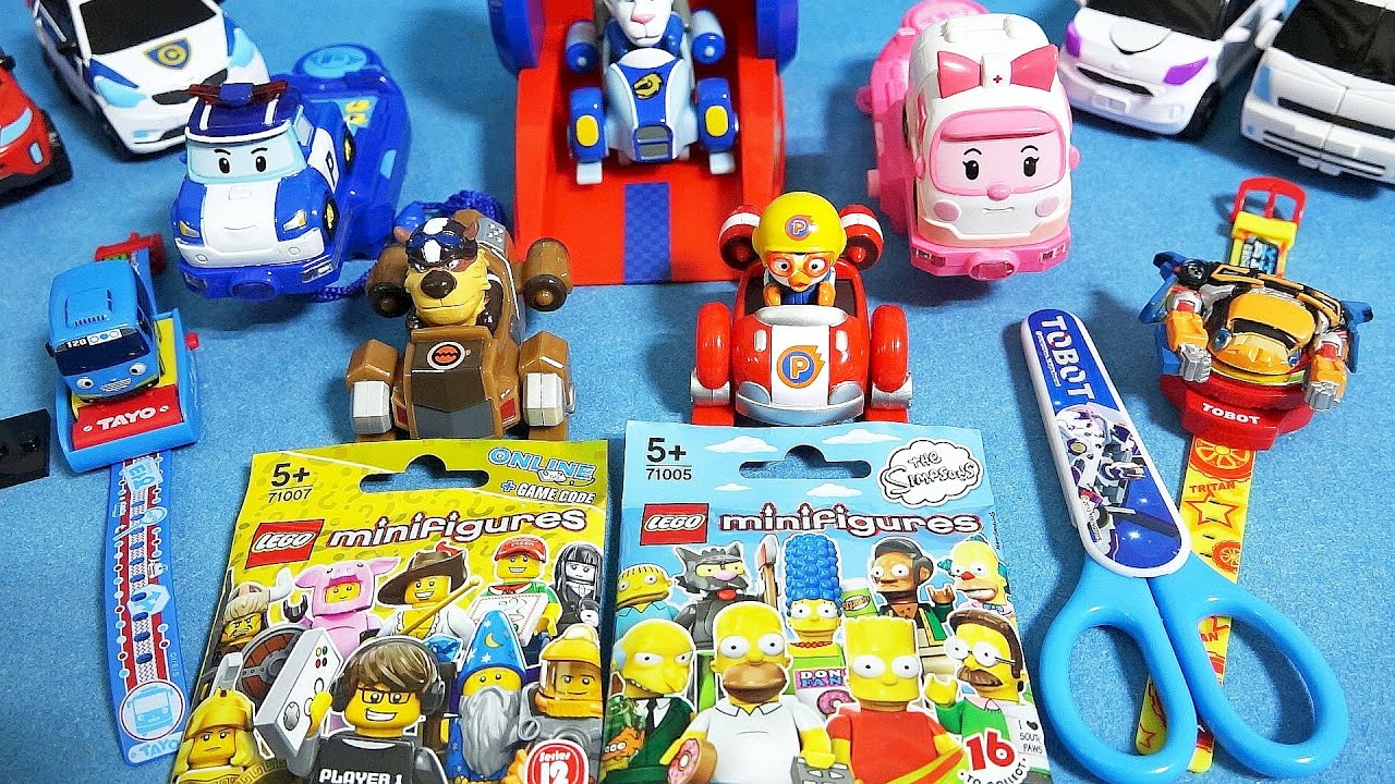 뽀로로 슈팅카 폴리 폰 또봇 타요 시계 레고 심슨 장난감 Robocar poli Lego Pororo Tobot Tayo ...