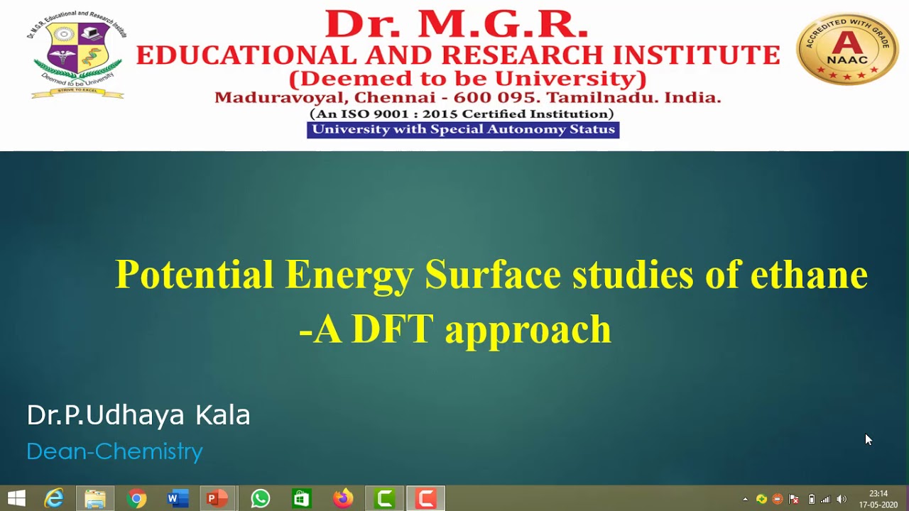 Potential Energy surface studies of ethane molecule using Gaussview| Dr ...