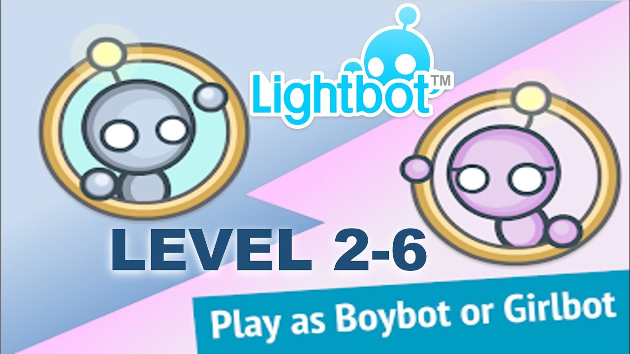 Lightbot Solution Level 2-6 - YouTube
