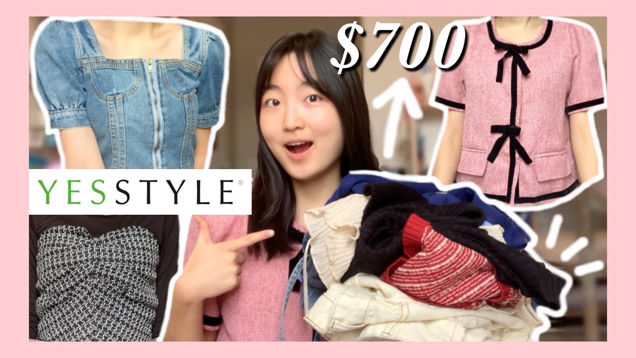 EP. 95 HUGE $700 YESSTYLE try-on haul | 30+ items (honest review) 2022 ...