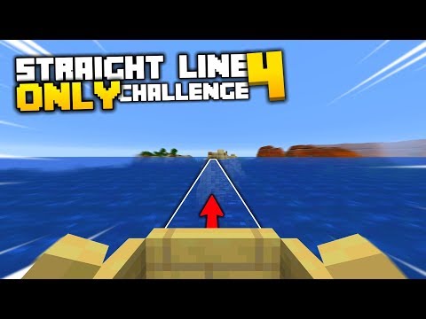 Minecraft, but I Can Only Walk in a Straight Line (#4)