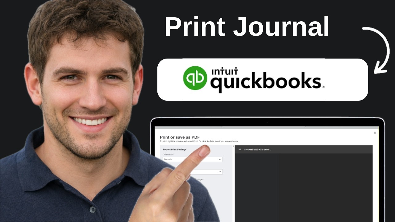 How To Print A Journal Entry In Quickbooks Online - YouTube