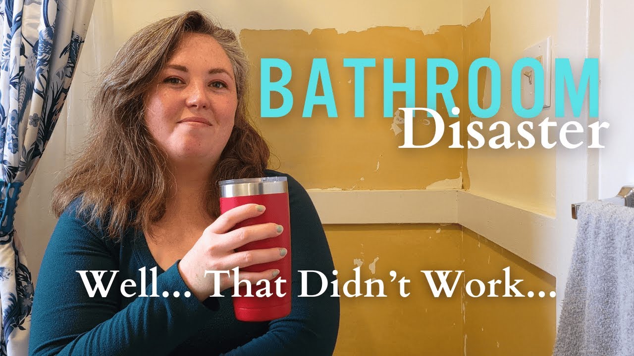 Bathroom Disaster and Seedling Progress - YouTube