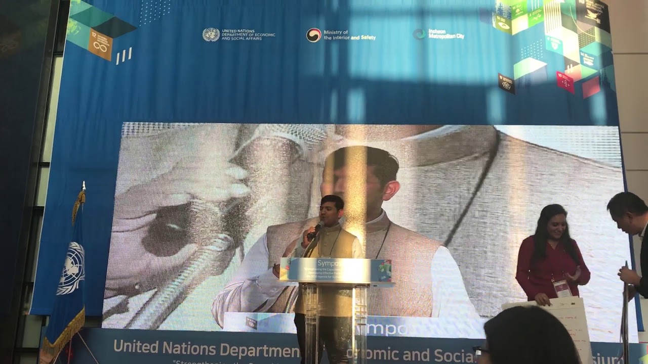 Pravin Mali adress in United Nation’s Program on Behalf of India,Nepal ...