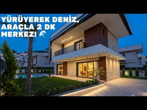 Kuşadası Bayraklıdere’de Kustur Plajı'na Yürüme Mesafesinde Lüks Villa! #284