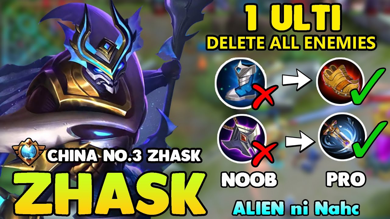 1 ULTI = 100% DELETION!!ZHASK BEST BUILD & GAMEPLAY 2020 ~ ZHASK MOBILE ...