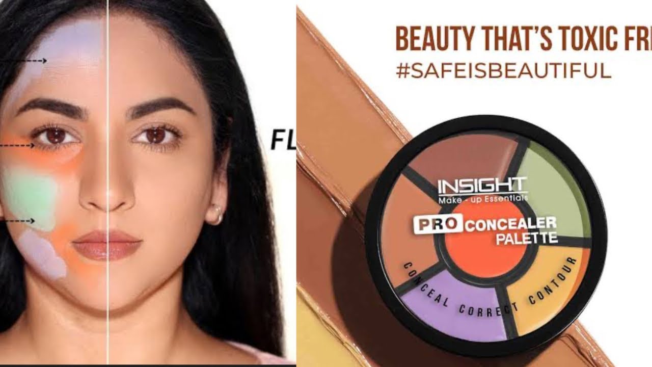 Correct Way To Use Insight Cosmetics Pro Concealer Palette | Color ...