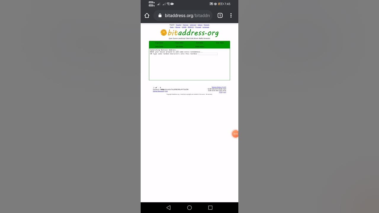 Bitaddress Windows Offline private keys generator visit Bitaddressoffline.org - YouTube